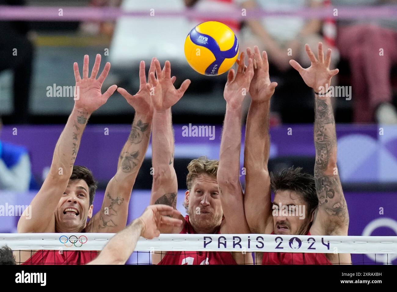 Left, Matthew Anderson, Maxwell Holt, and Torey Defalco, of the United ...