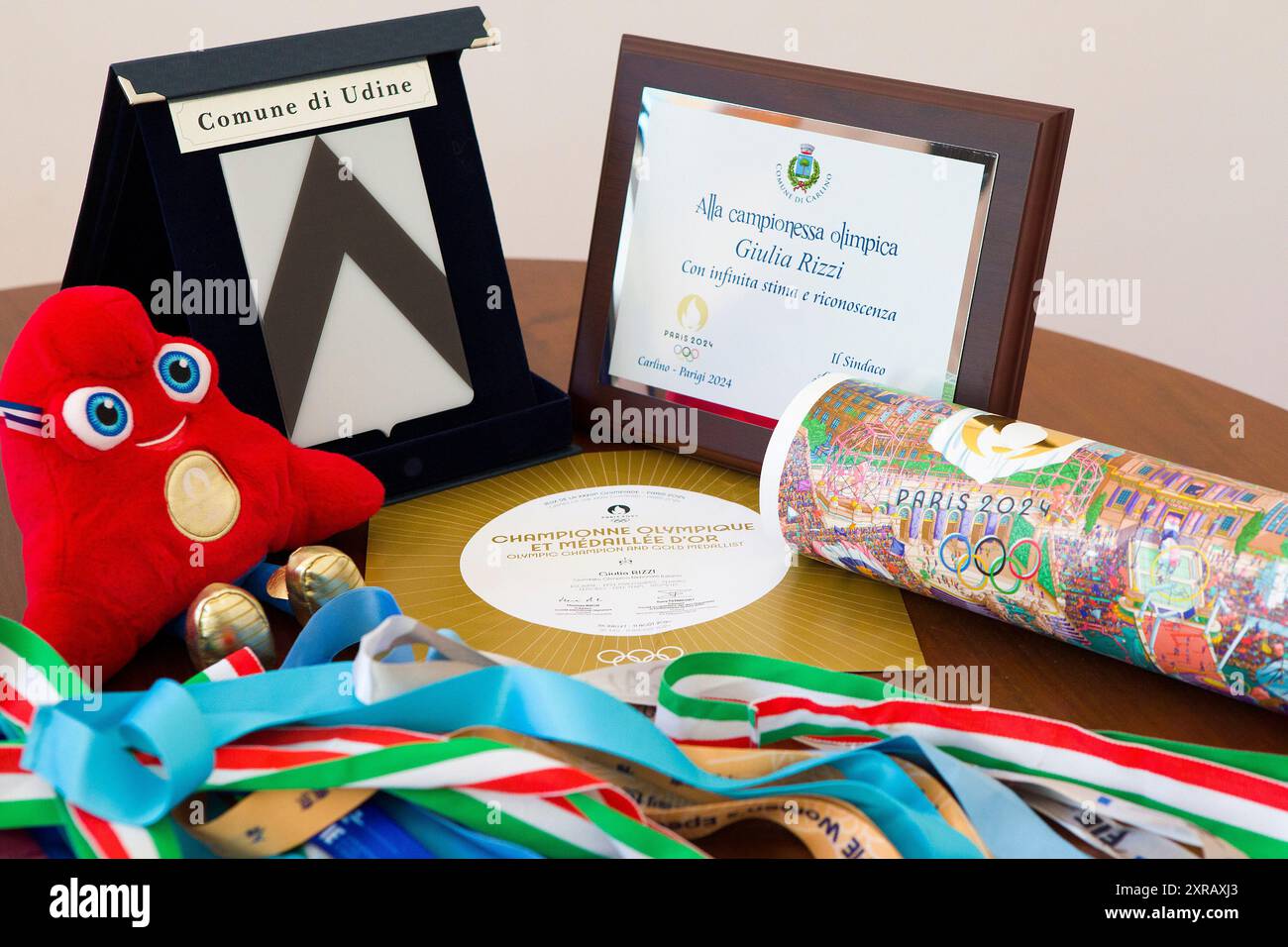 Giulia Rizzi medaglia d'oro nella scherma alle Olimpiadi di Parigi 2024 ...