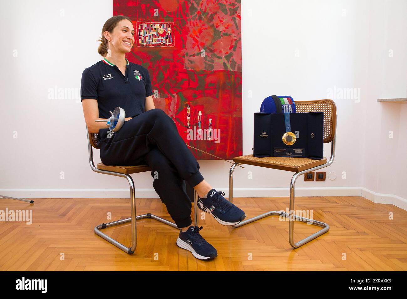 Giulia Rizzi medaglia d'oro nella scherma alle Olimpiadi di Parigi 2024 ...