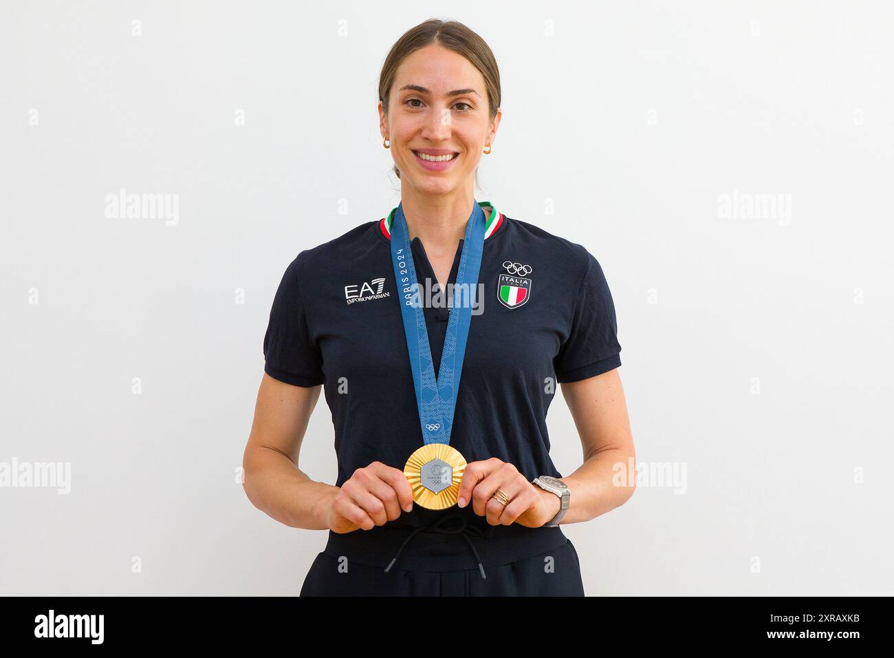Giulia Rizzi medaglia d'oro nella scherma alle Olimpiadi di Parigi 2024 ...