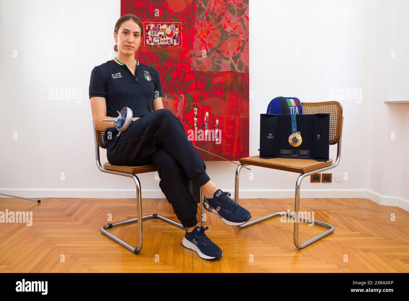 Giulia Rizzi medaglia d'oro nella scherma alle Olimpiadi di Parigi 2024 ...