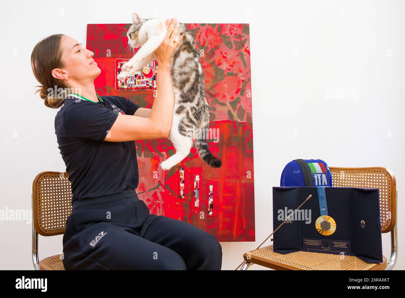 Giulia Rizzi medaglia d'oro nella scherma alle Olimpiadi di Parigi 2024 ...