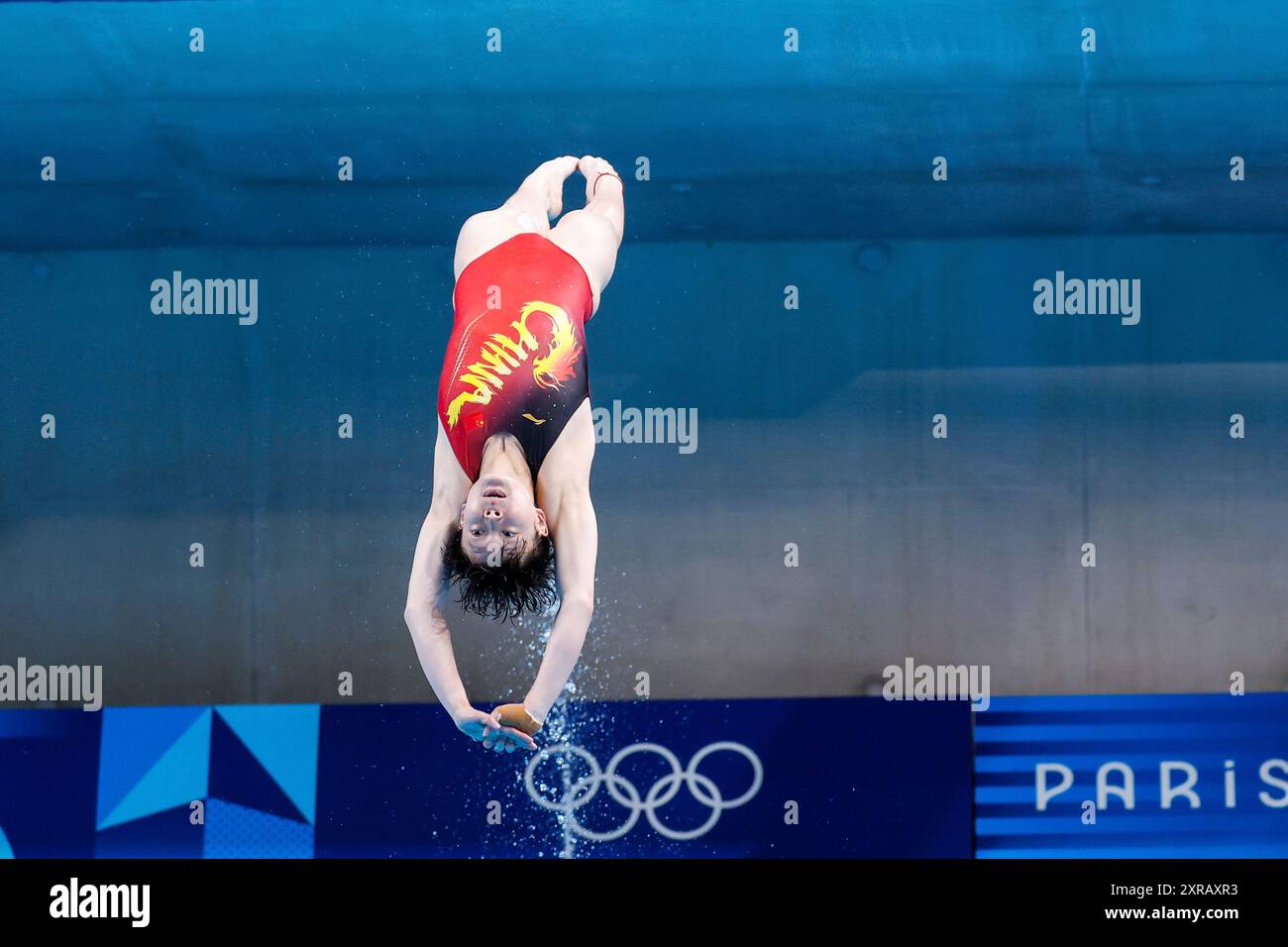 Yiwen Chen of People's Republic of China competes in the Women's 3m ...
