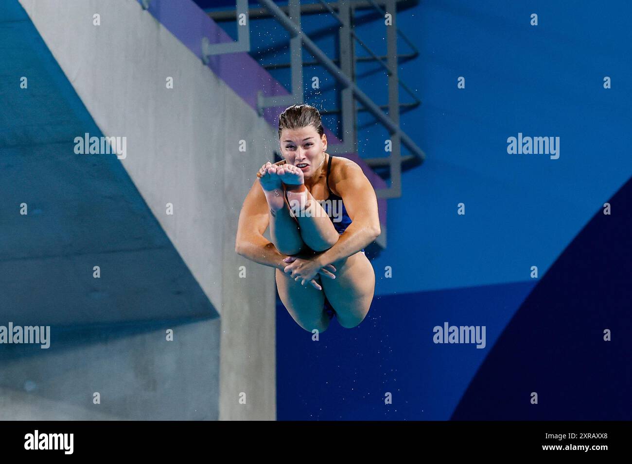 Emilia Nilsson Garip of Sweden competes in the Women's 3m Springboard ...