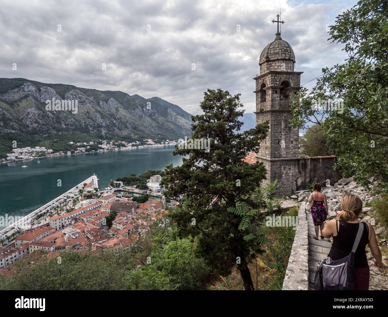 Church of our Lady of Remedy and the Stone Steps up to The Kotor ...