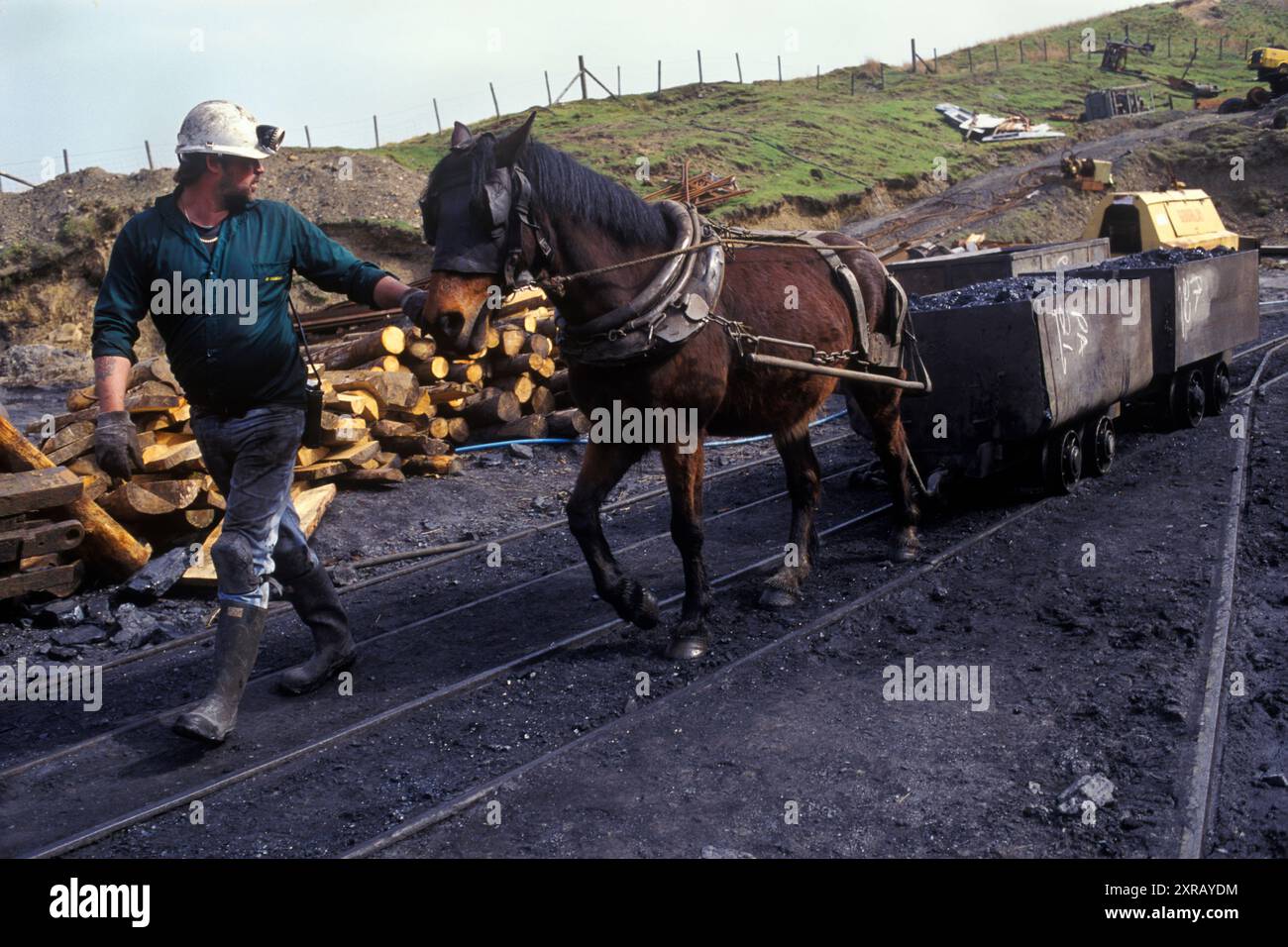 Nant-y-Cafn, West Glamorgan, Wales, UK 1990s. Nant-y-Cafn Colliery a ...