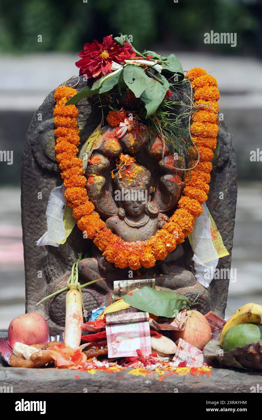 August 9, 2024: Idol of Vasuki Nagraja is pictured during the ...