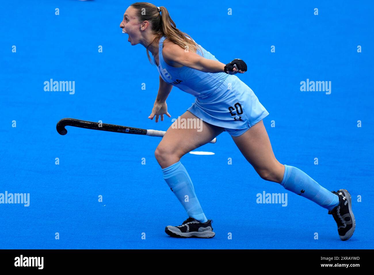 Argentina's Sofia Cairo celebrates after scoring the winning goal in ...