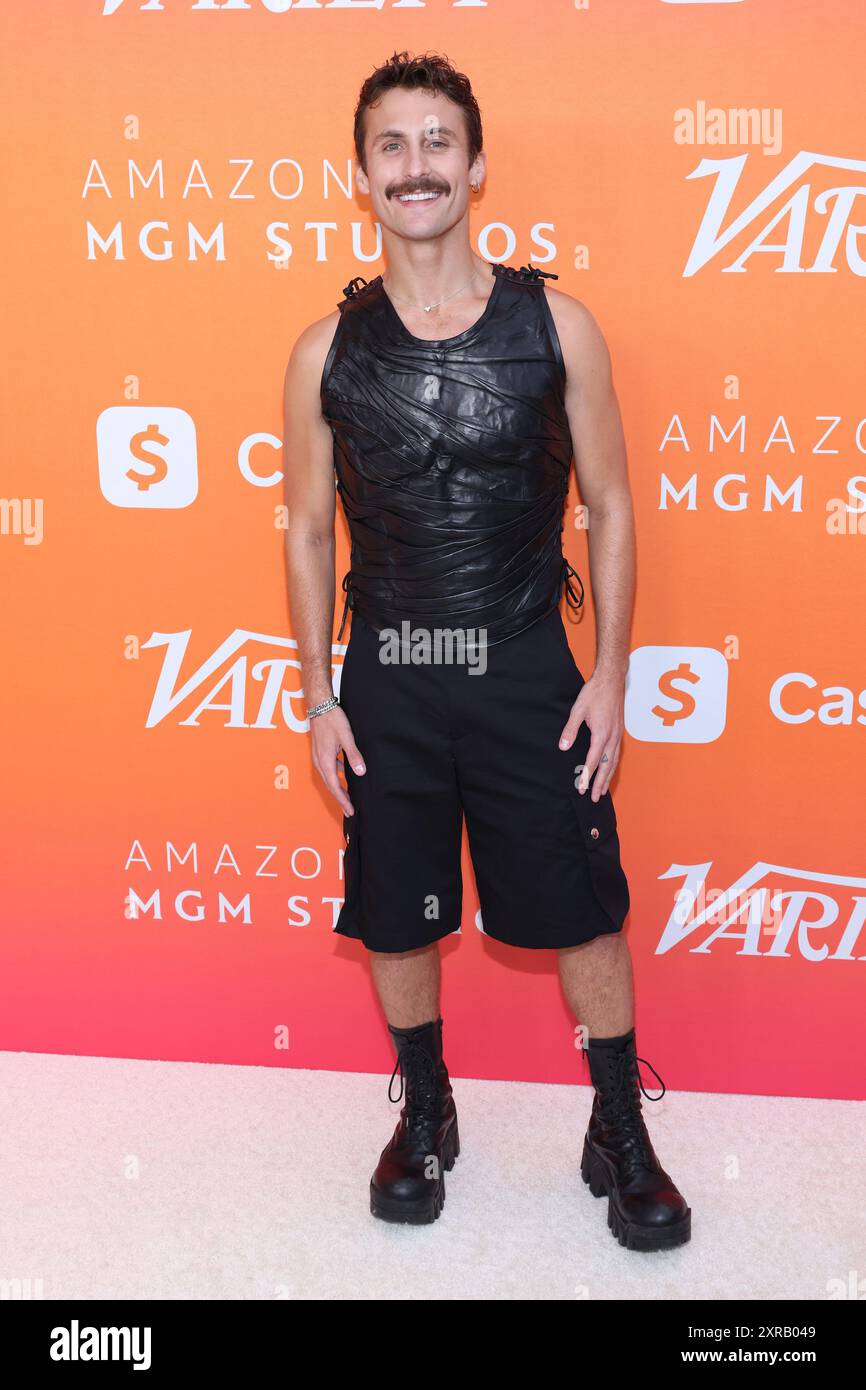 Los Angeles, USA. 09th Aug, 2024. Julian Burzynski attends Variety's ...