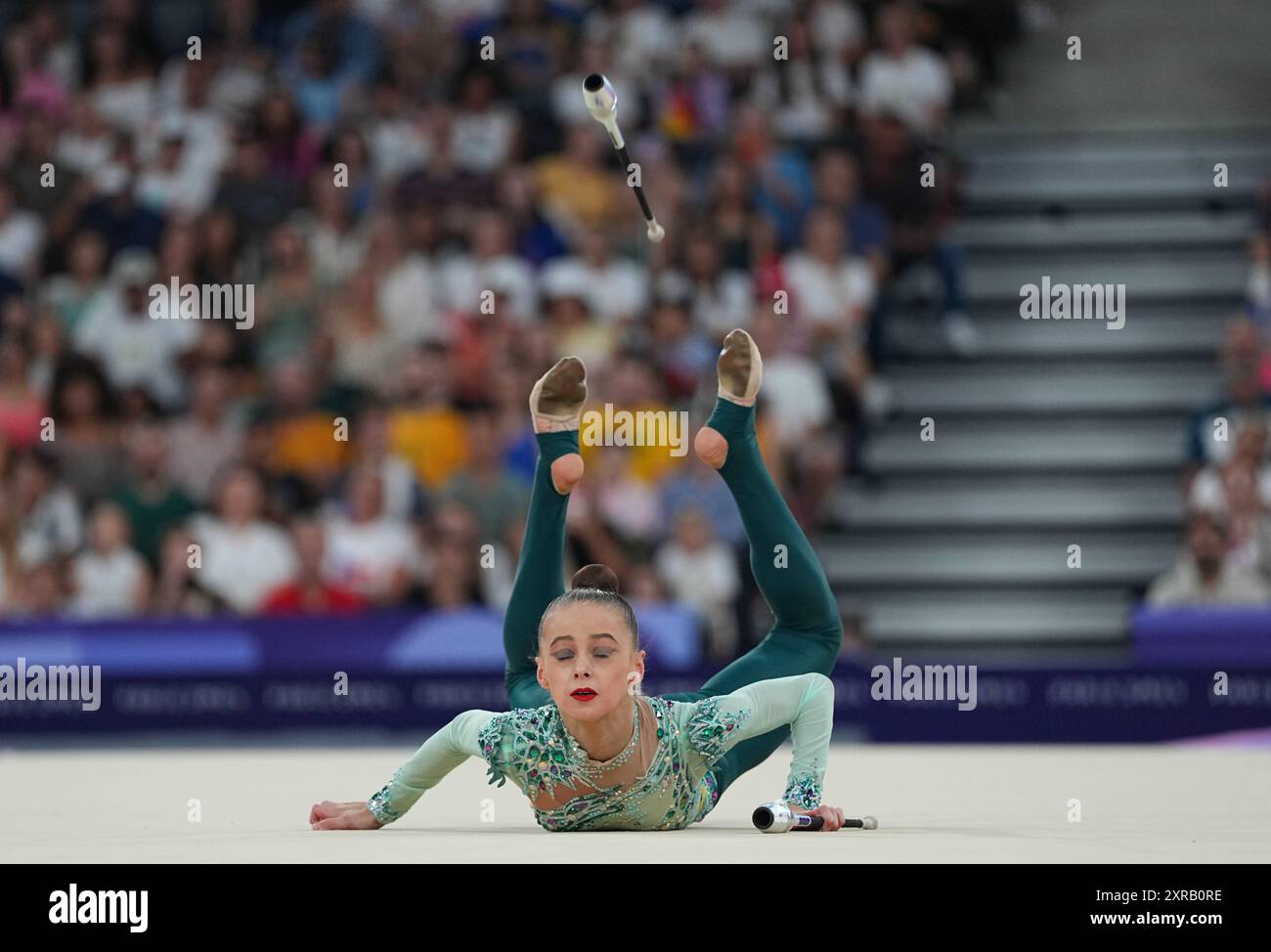 August 09 2024: Taisiia Onofriichuk (Ukraine) competes during the ...