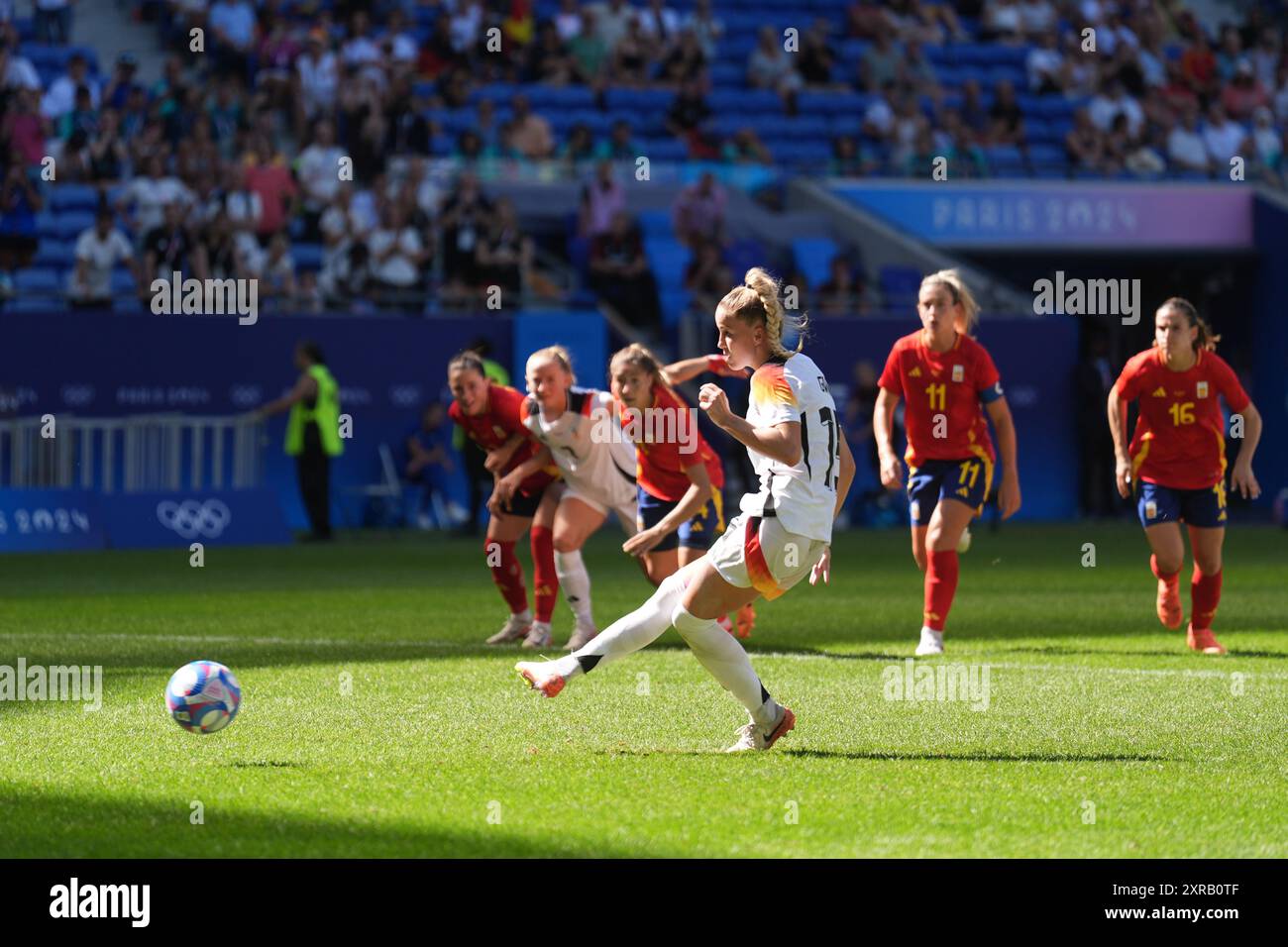 Lyon, France. 09th Aug, 2024. Olympics, Paris 2024, Football, Women ...