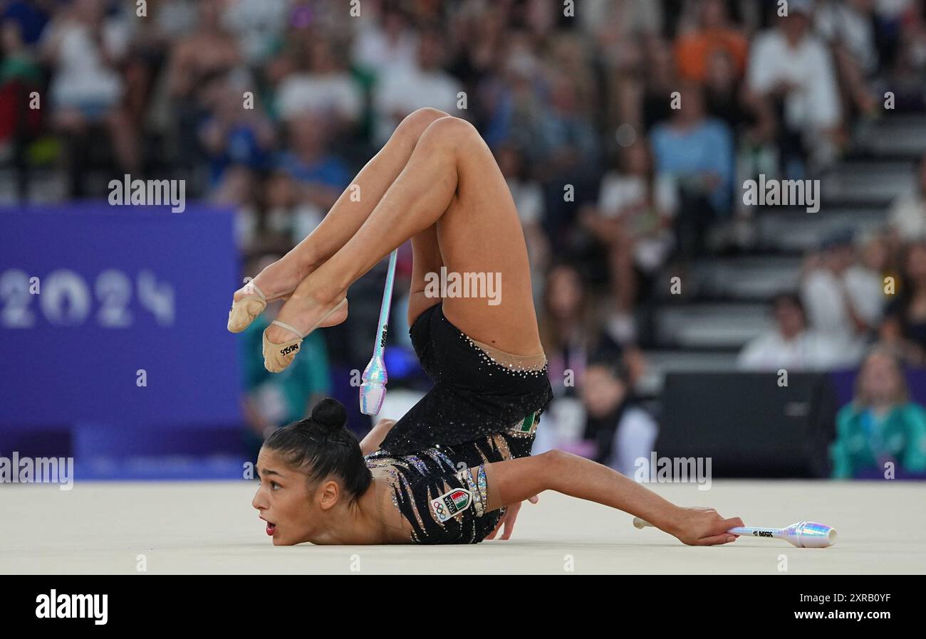 August 09 2024: Sofia Raffaeli (Italy) competes during the Individual ...
