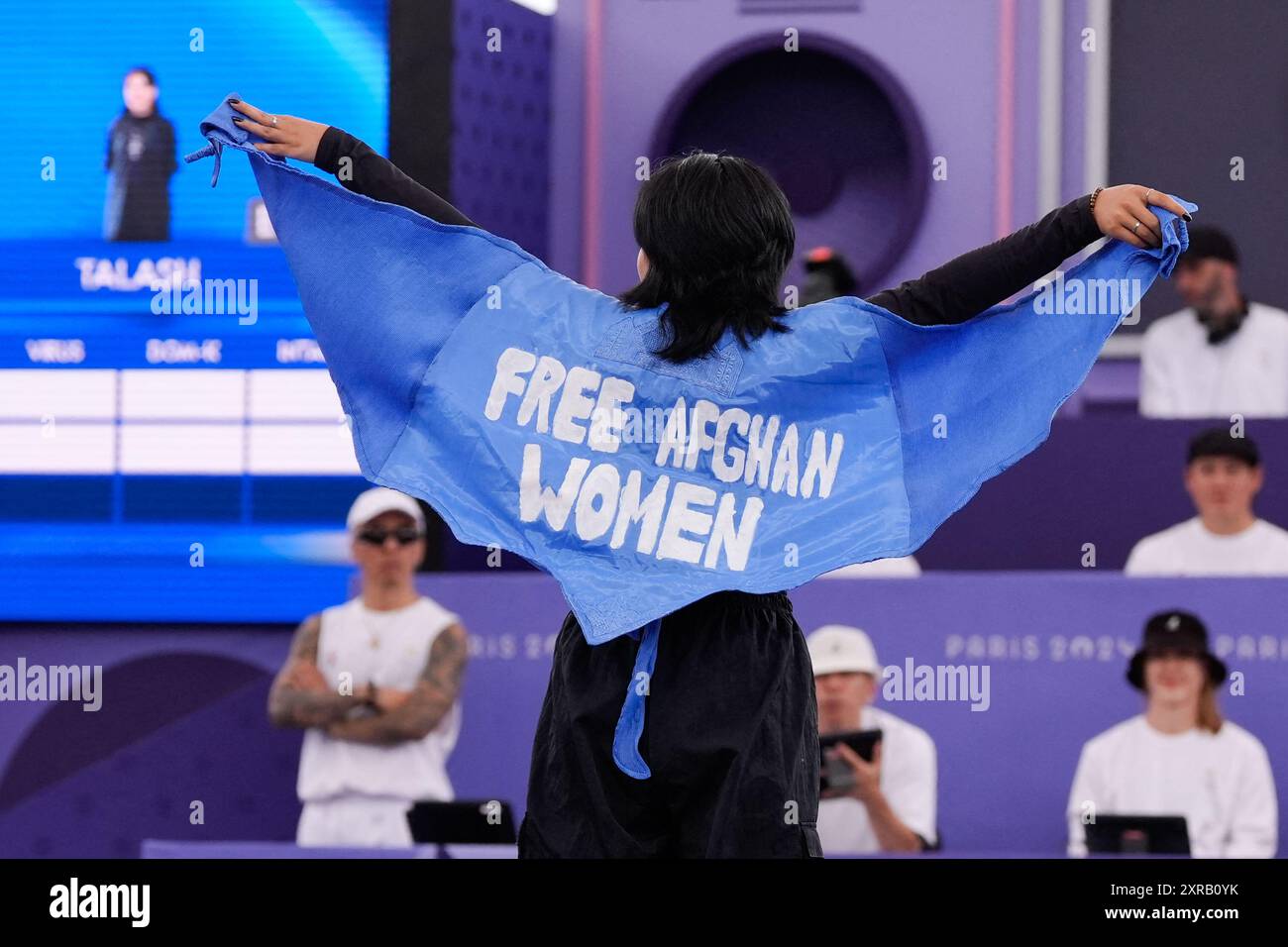 Paris, France. 09th Aug, 2024. Talash of Team of Refugee Olympic Team ...