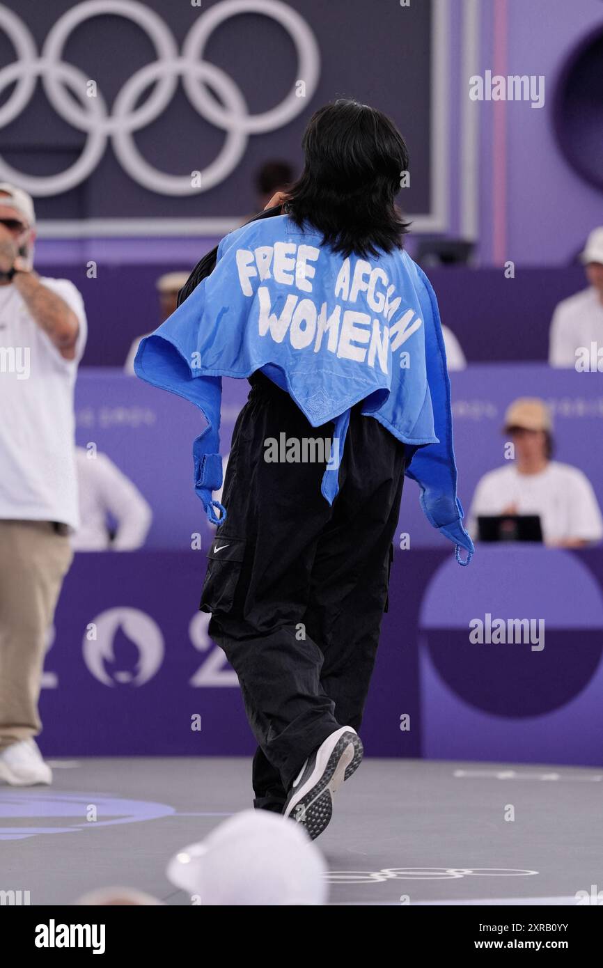 Paris, France. 09th Aug, 2024. Talash of Team of Refugee Olympic Team ...