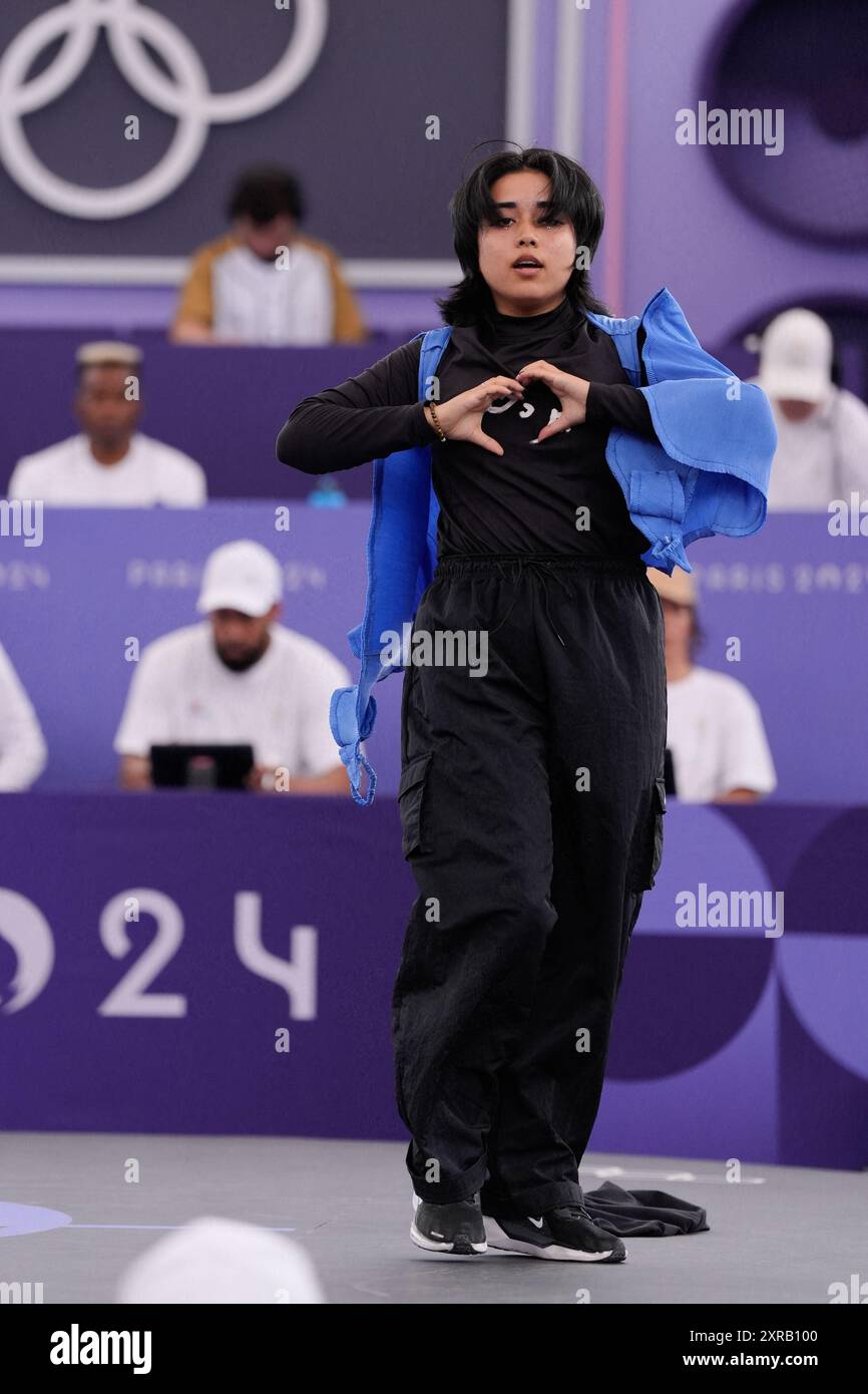 Paris, France. 09th Aug, 2024. Talash of Team of Refugee Olympic Team ...