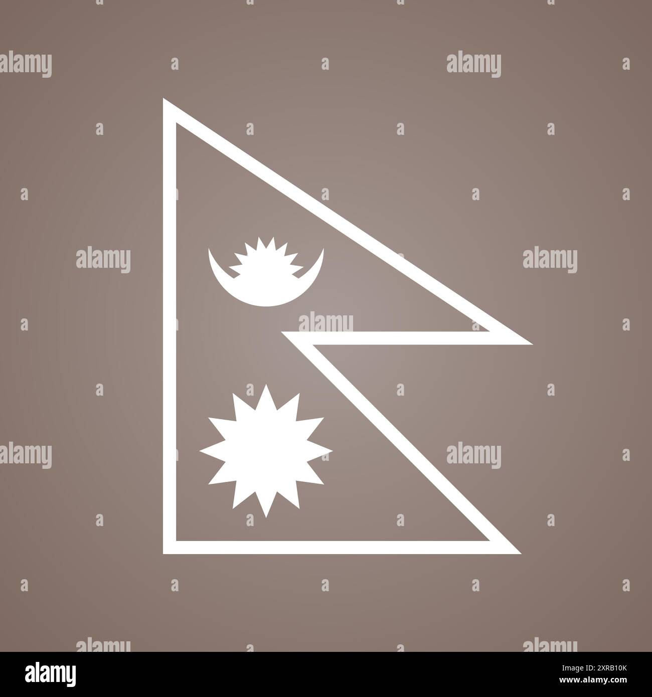 Single color transparent flag of Nepal Stock Vector Image & Art - Alamy