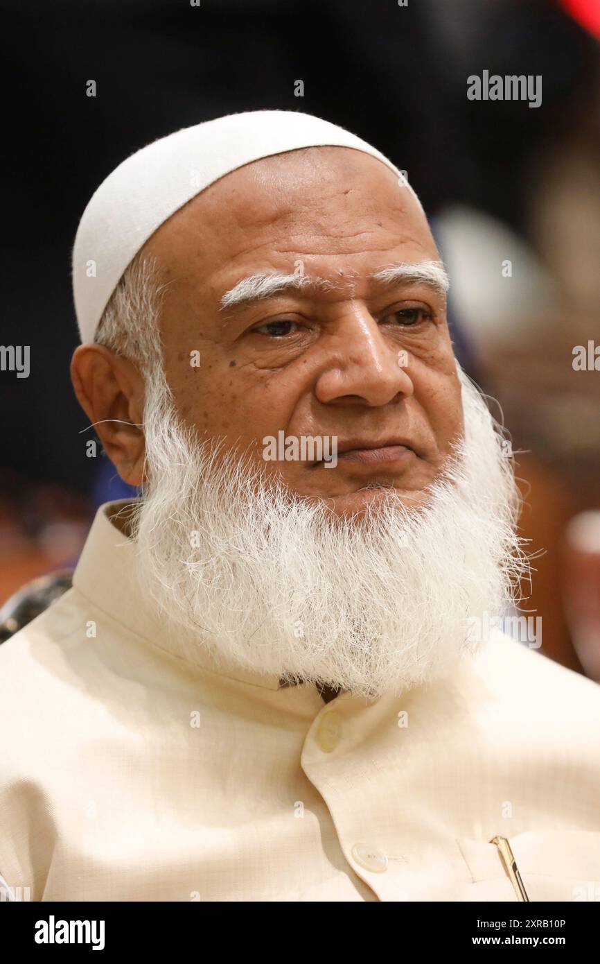 Dhaka, Bangladesh - August 08, 2024: Bangladesh Jamaat-e-Islami’s Ameer ...