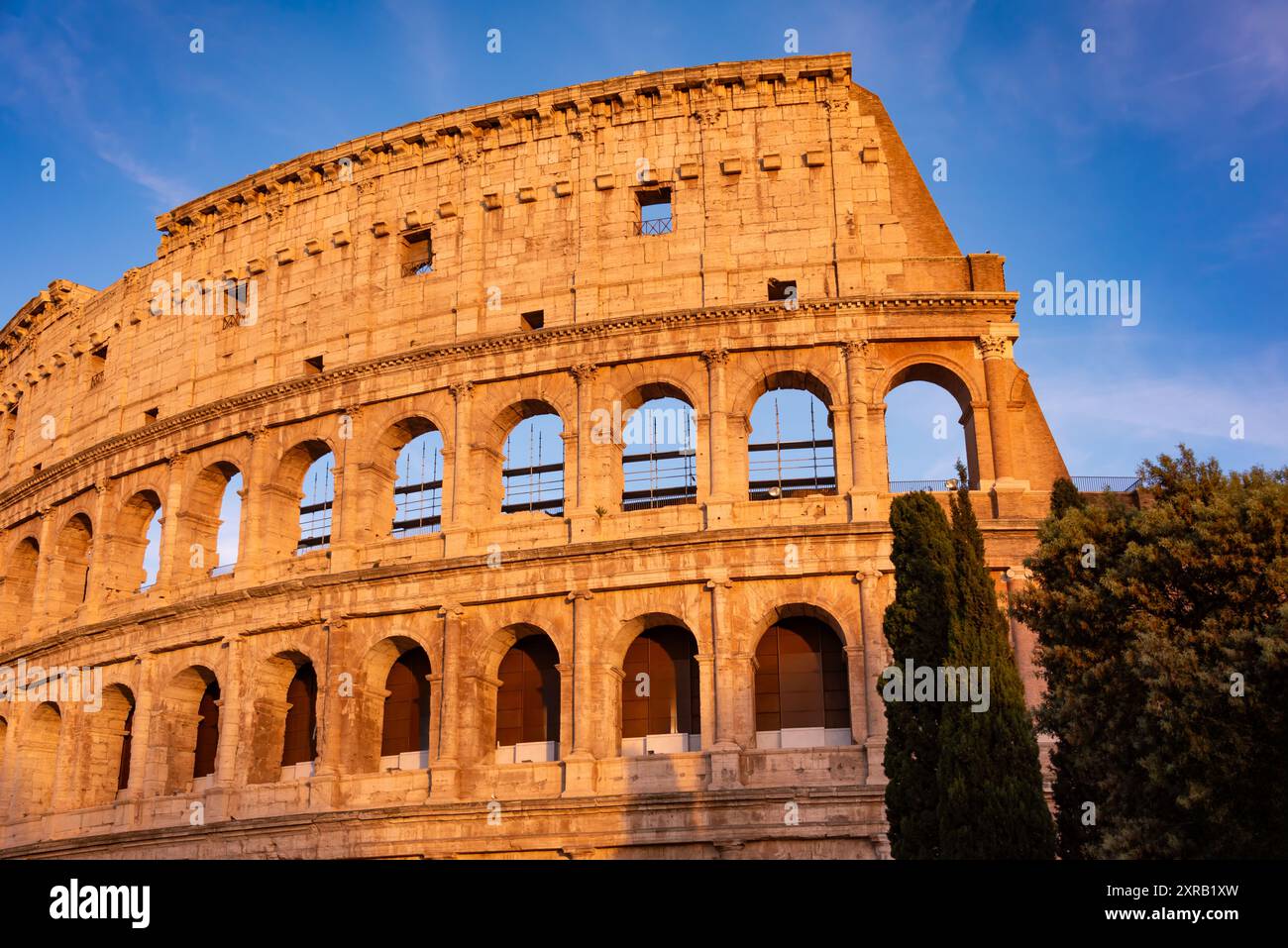 Colosseum in Rome, Italy. Famous landmark and top travel destination ...