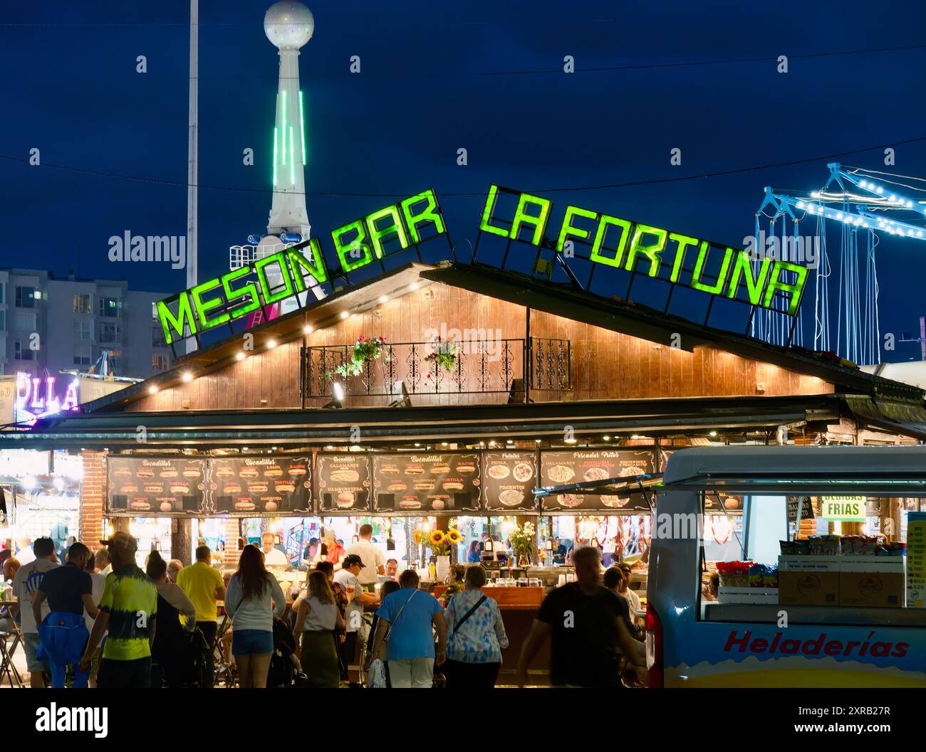 Food and drink restaurant bar La Fortuna in the Racing Santander ...