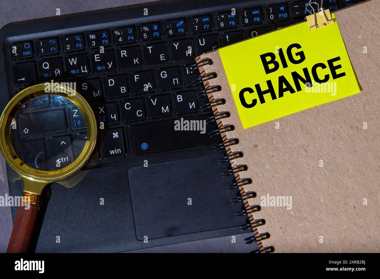 Closeup hand put a final alphabet cube into the word: Big Change, set ...