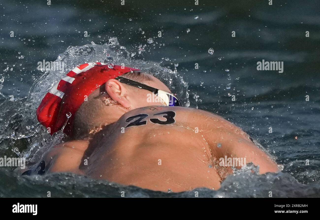 Paris, France. 9th Aug, 2024. David Betlehem of Hungary competes during ...