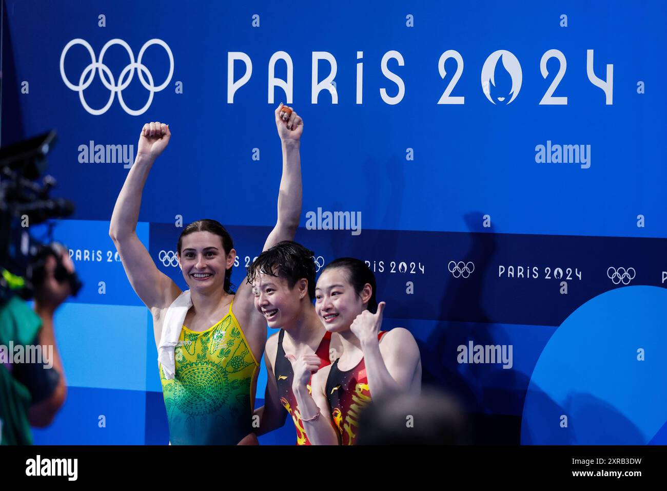 Maddison Keeney of Australia, Yiwen Chen of People's Republic of China ...