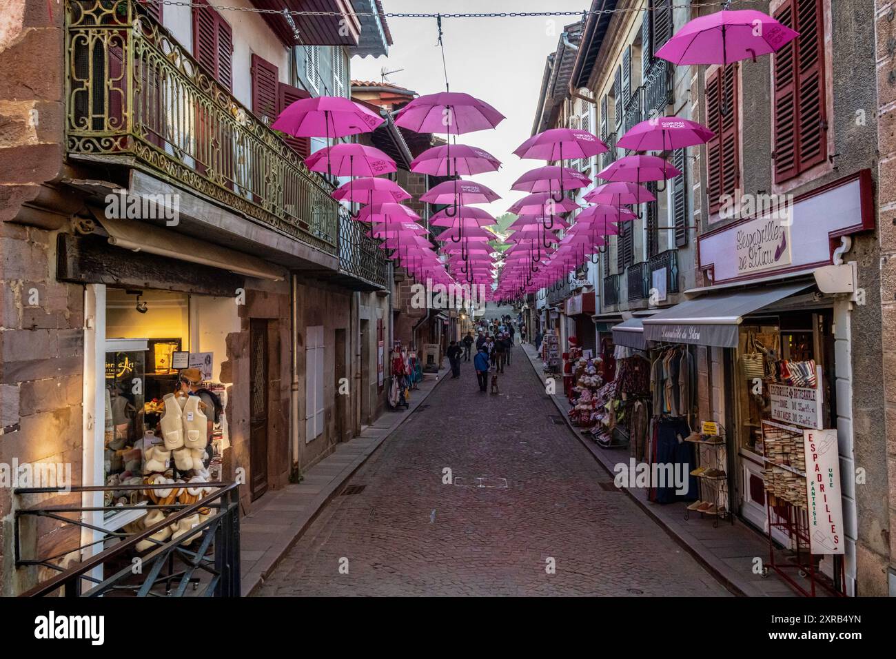 Streets of Saint Jean Pied de Port (Donibane Garazi), starting point ...