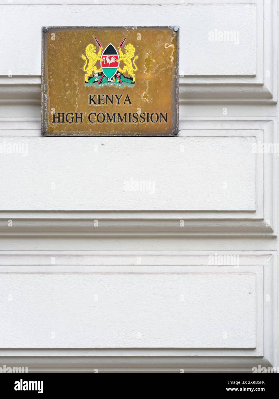 Kenya High Commission, London, England Stock Photo - Alamy