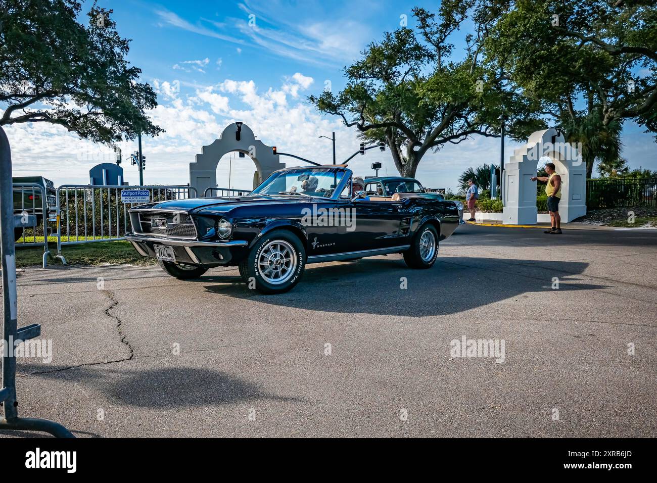 Gulfport, MS - October 02, 2023: Low perspective front corner view of a ...