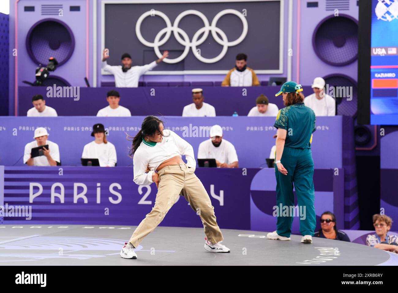 LOGISTX of the USA during the Breaking, B-Girls Round Robin at La ...