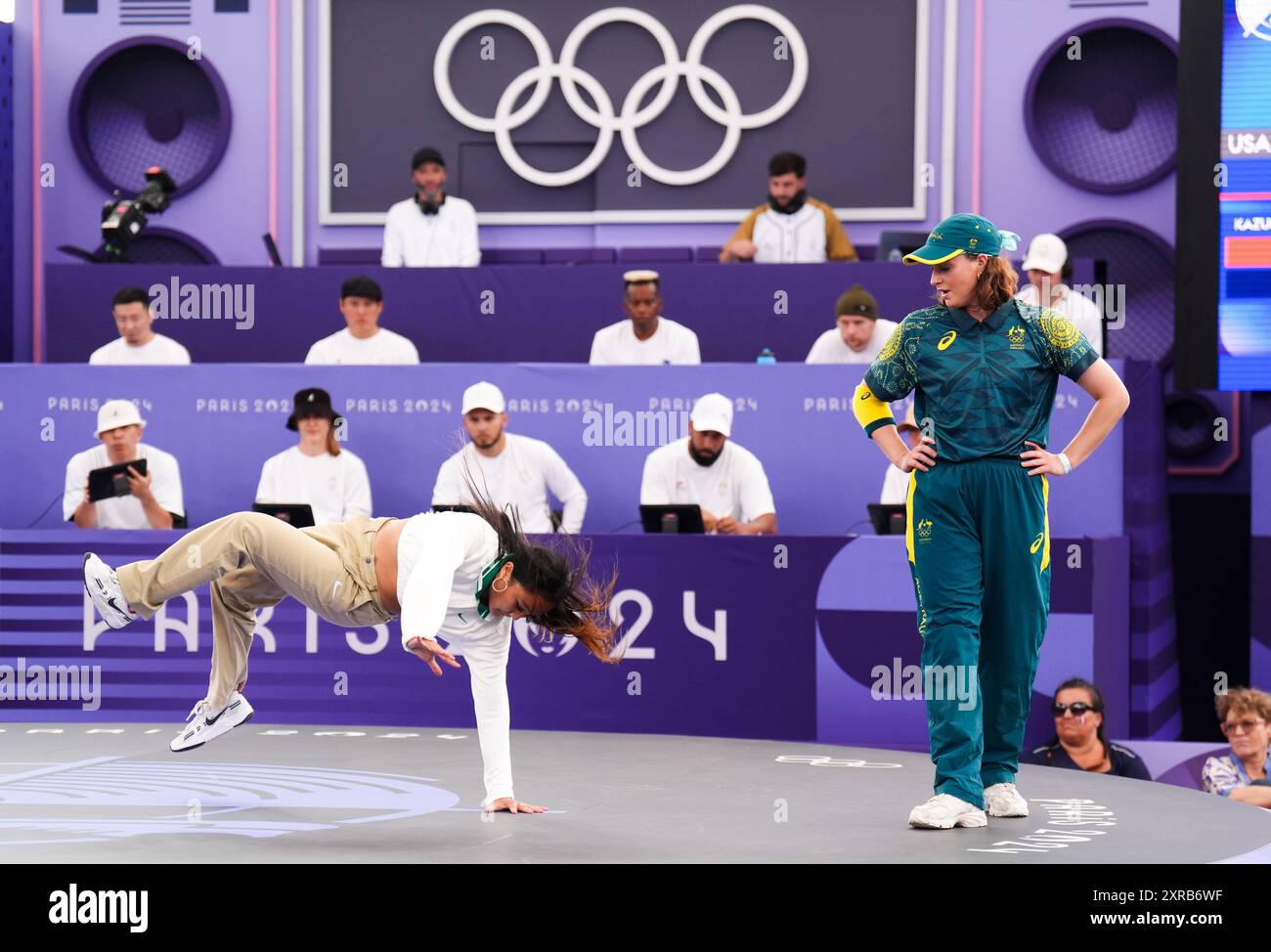 LOGISTX of the USA during the Breaking, B-Girls Round Robin at La ...