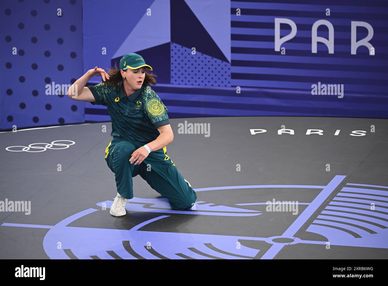 Paris, France. 09th Aug, 2024. Australian breaker Rachael Gunn, also ...