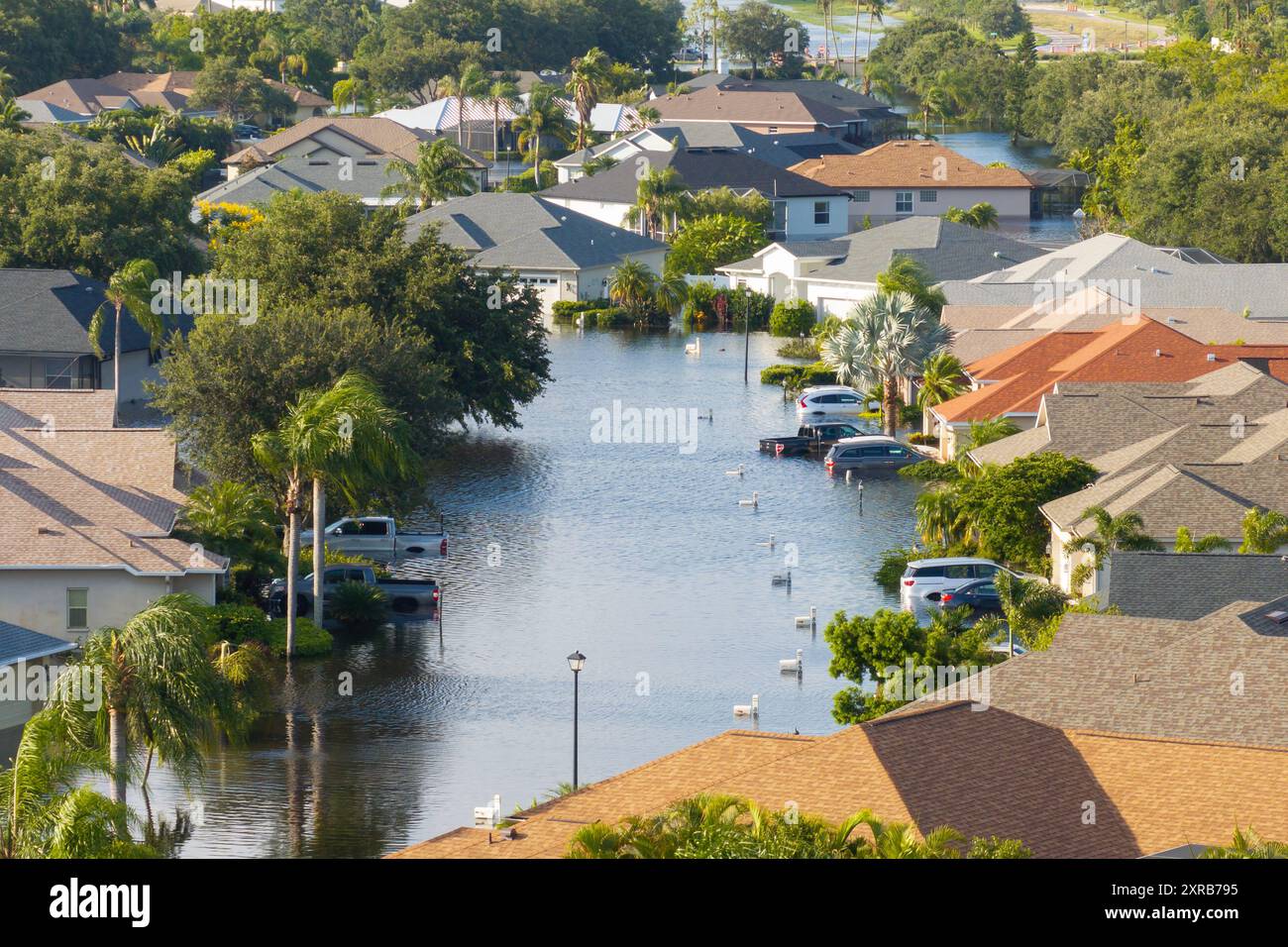 Flooding in Florida caused by tropical storm from hurricane Debby ...