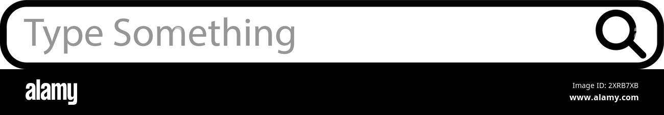 Search bar template design Black and White Stock Photos & Images - Alamy