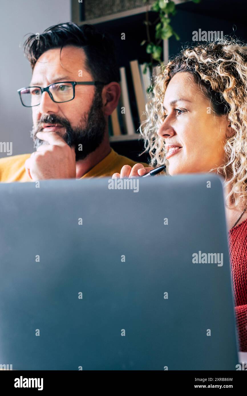 Remote team talk hi-res stock photography and images - Alamy