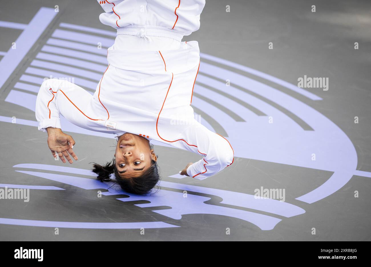 PARIS - India Sardjoe in action against 671 of China during the ...