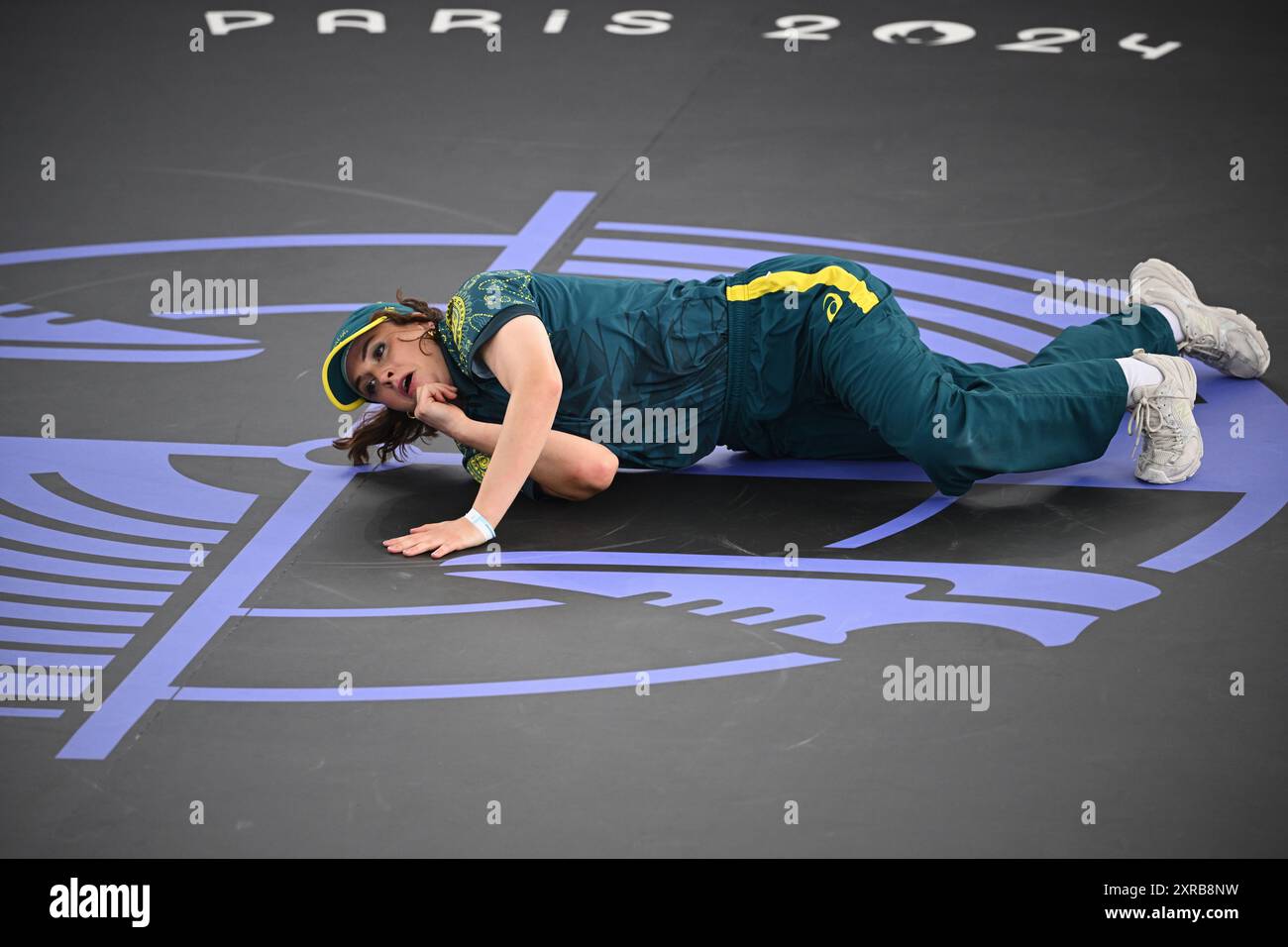 Paris, France. 09th Aug, 2024. Australian breaker Rachael Gunn, also ...