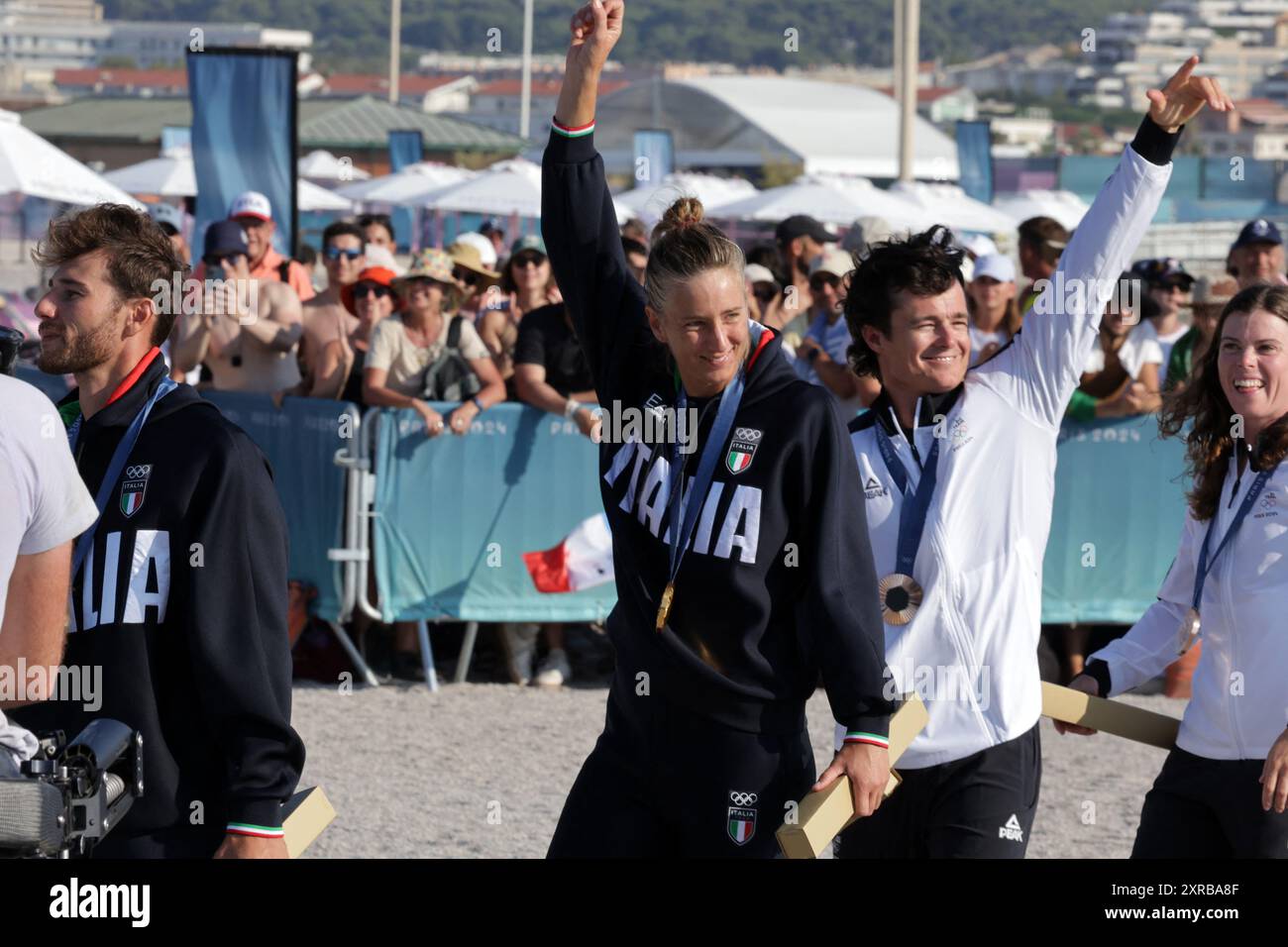 Marseille, France. 08th Aug, 2024. Gold medallists Catarina Mariana ...