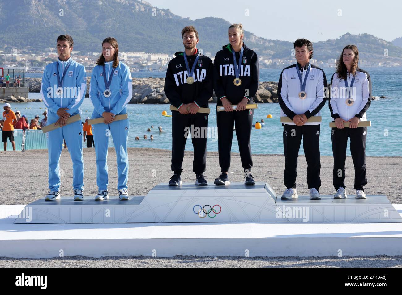 Marseille, France. 08th Aug, 2024. Gold medallists Catarina Mariana ...
