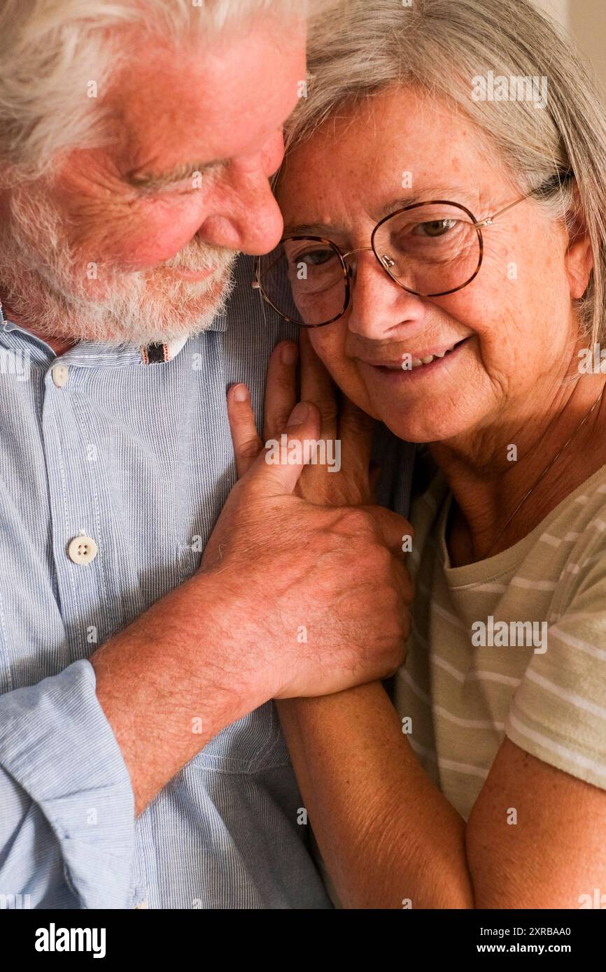 Protecting elderly people hi-res stock photography and images - Alamy