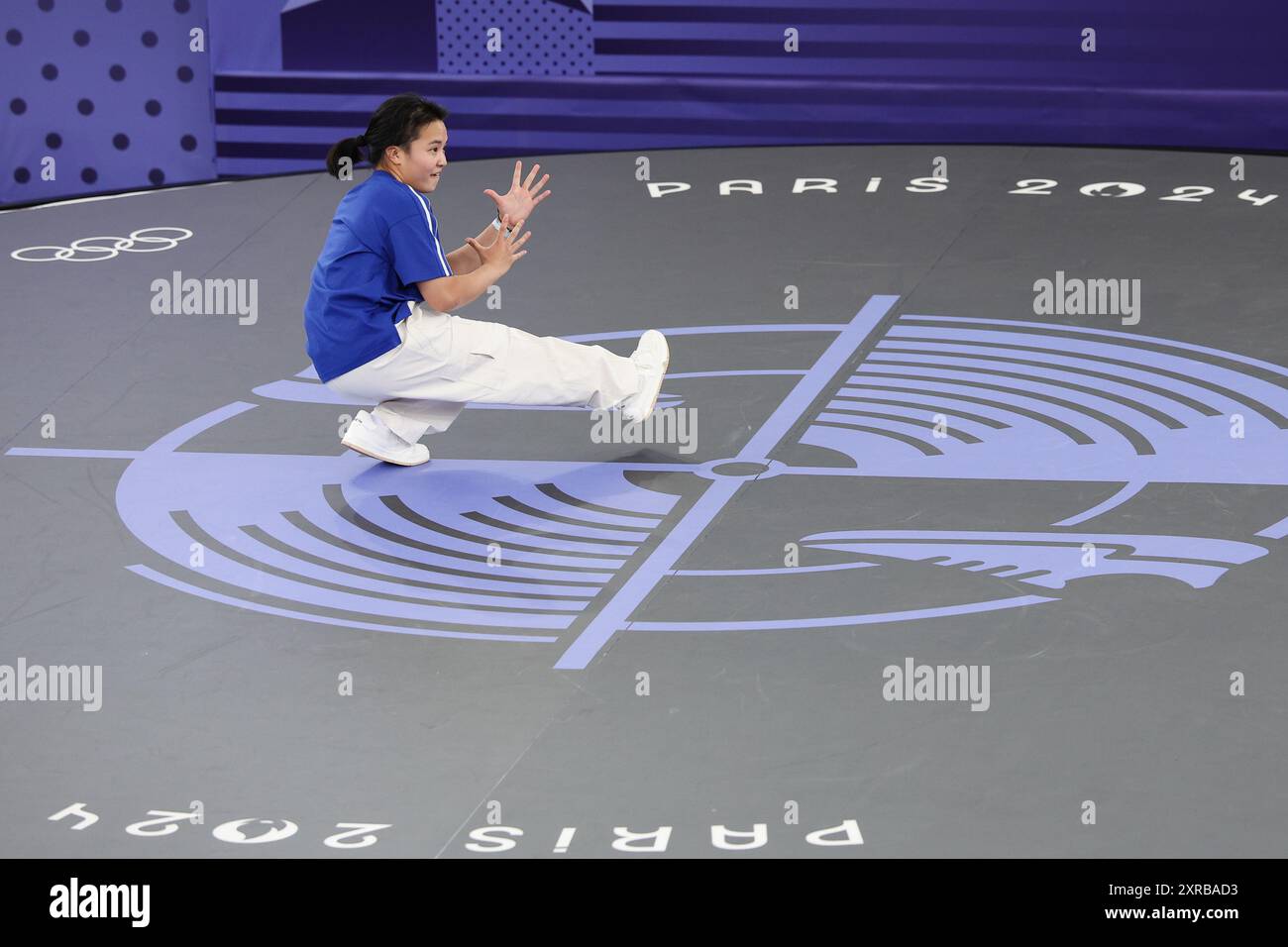 PARIS, FRANCE. 9th Aug, 2024. B-Girl 671 of Team People’s Republic of ...