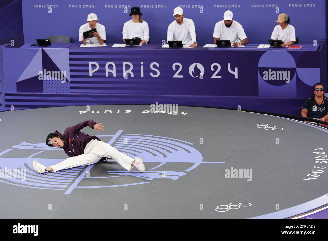PARIS, FRANCE. 9th Aug, 2024. B-Girl Ying Zi of Team People’s Republic ...