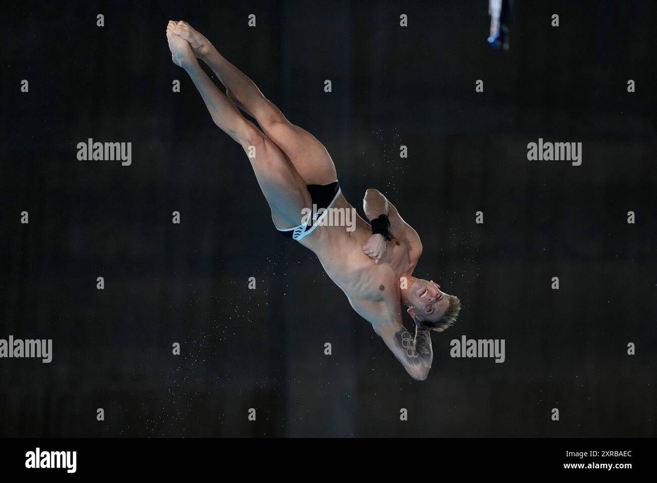 FILE - Germany's Timo Barthel competes in the men's 10m platform diving ...
