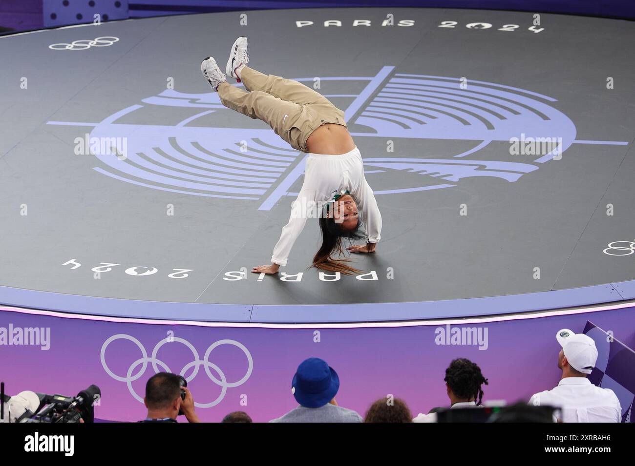 PARIS, FRANCE. 9th Aug, 2024. B-Girl Logistx of Team United States ...