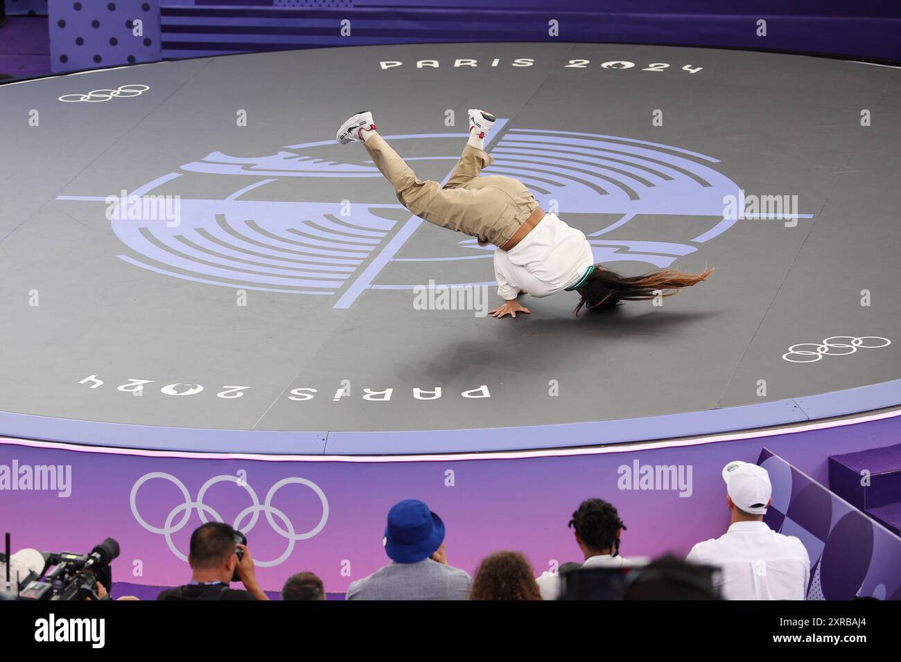 PARIS, FRANCE. 9th Aug, 2024. B-Girl Logistx of Team United States ...