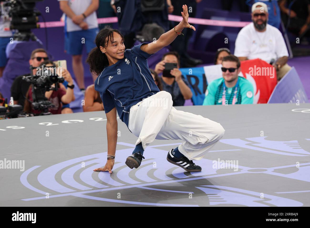PARIS, FRANCE. 9th Aug, 2024. Syssy of Team France competes during the ...