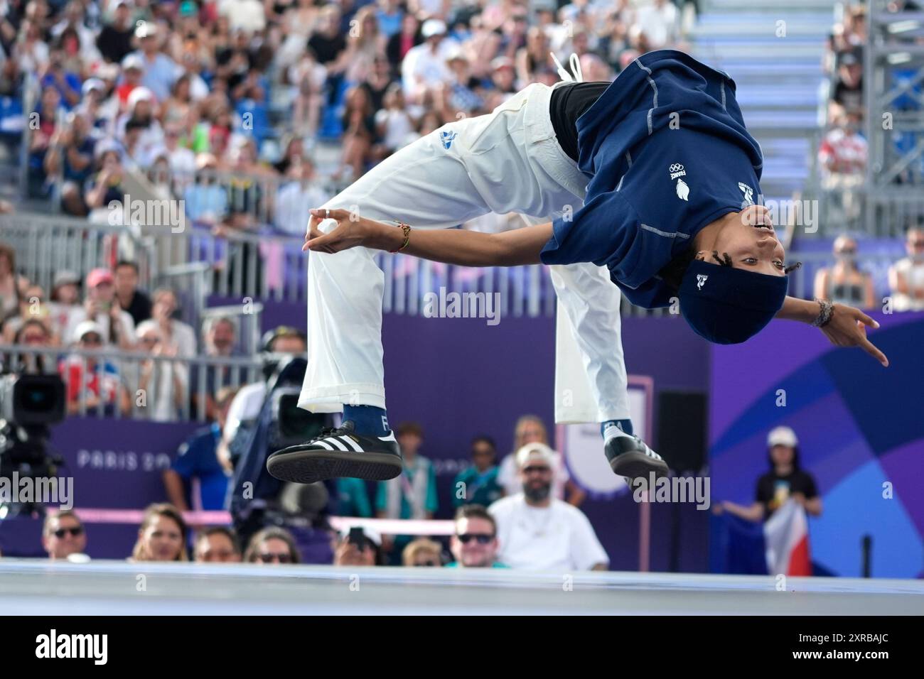 France's Sya Dembele, known as B-Girl Syssy, competes during the Round ...