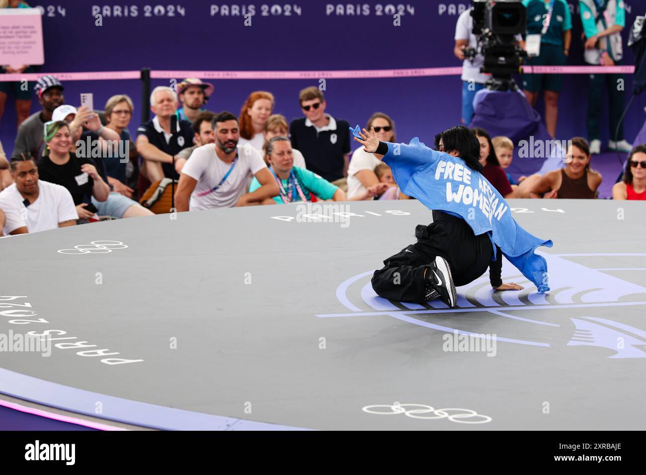PARIS, FRANCE. 9th Aug, 2024. B-Girl, Talash of Team of Refugee Olympic ...