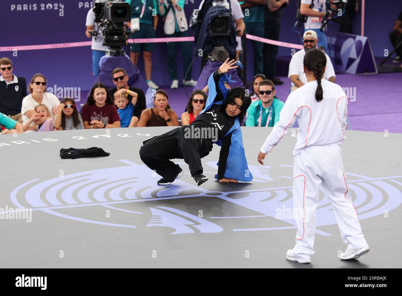 PARIS, FRANCE. 9th Aug, 2024. B-Girl, Talash of Team of Refugee Olympic ...