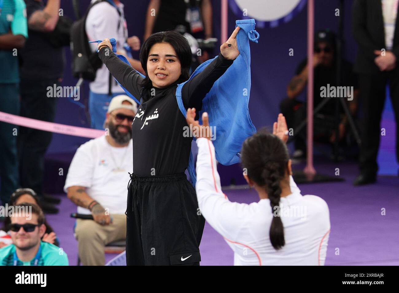 PARIS, FRANCE. 9th Aug, 2024. B-Girl, Talash of Team of Refugee Olympic ...